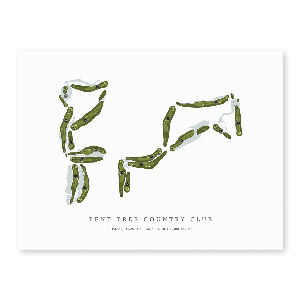Bent Tree Country Club | Golf Course Map