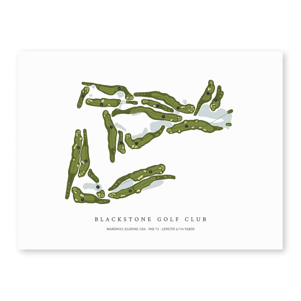 Blackstone Golf Club | Golf Course Map