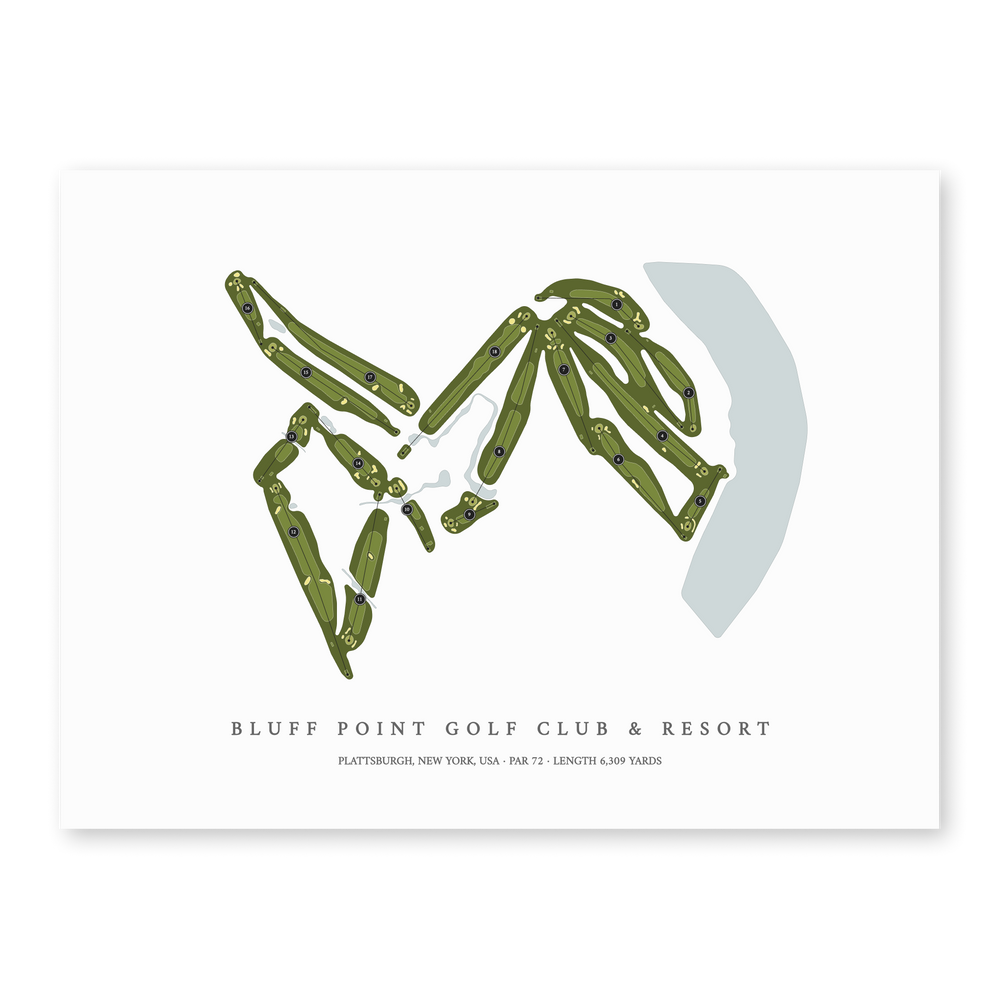 Bluff Point Golf Club & Resort | Golf Course Map