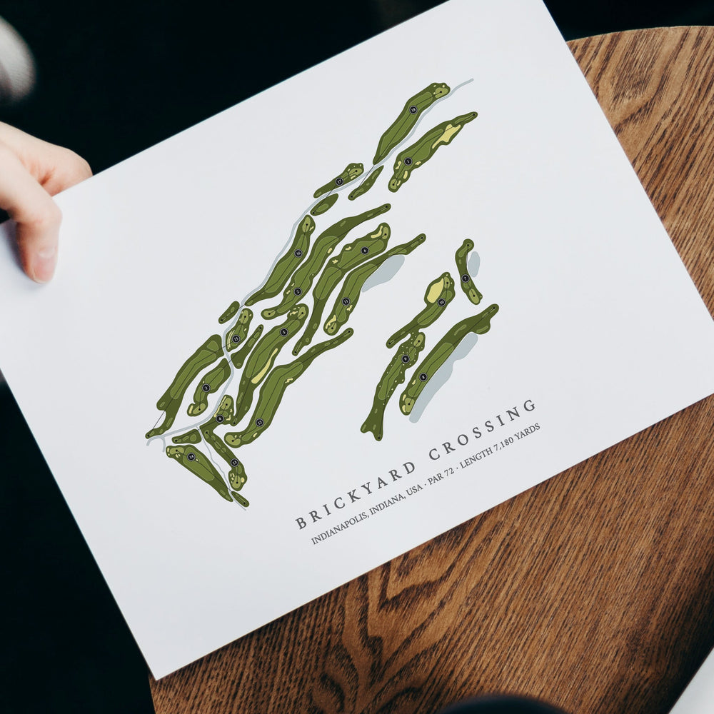 Brickyard Crossing | Heritage Style Golf Course Print