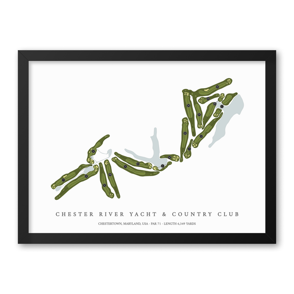 Chester River Yacht & Country Club | Golf Course Map