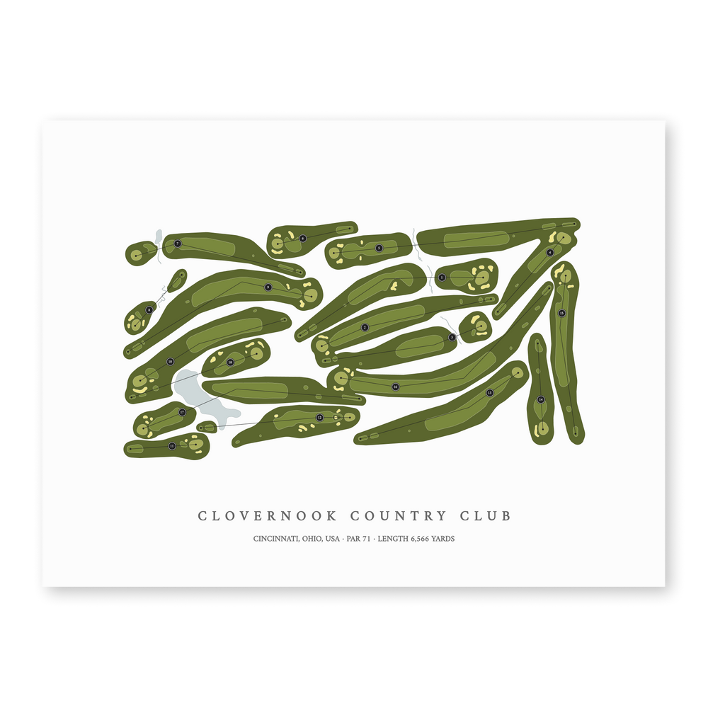 Clovernook Country Club | Golf Course Map