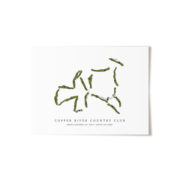 Copper River Country Club | Heritage Style Golf Course Print