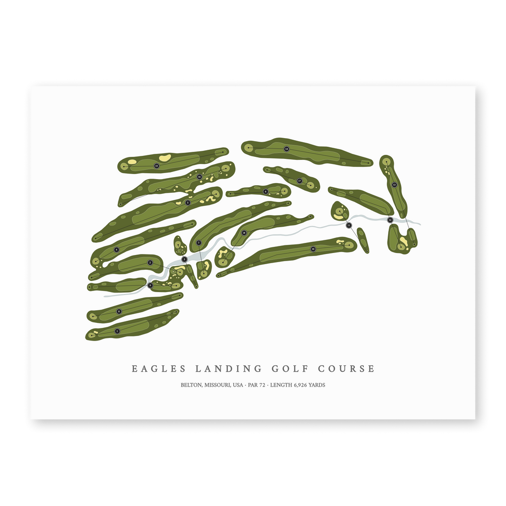 Eagles Landing Golf Course | Golf Course Map