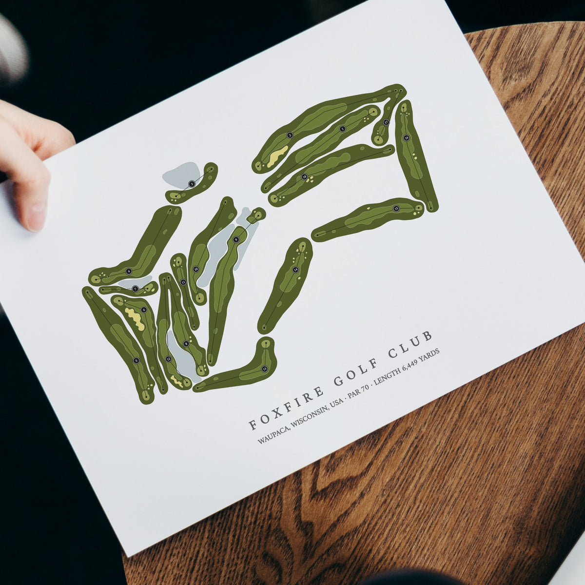 Foxfire Golf Club | Golf Course Map