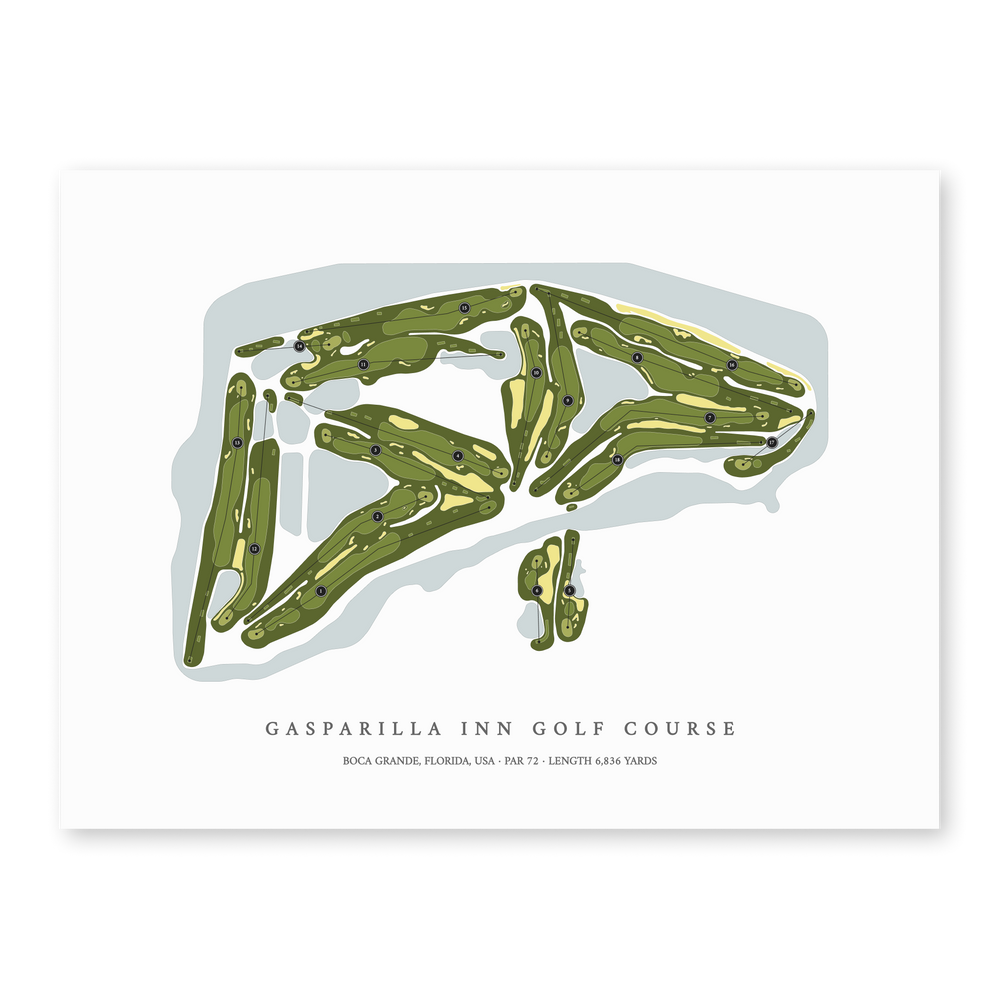 Gasparilla Inn Golf Course | Golf Course Map