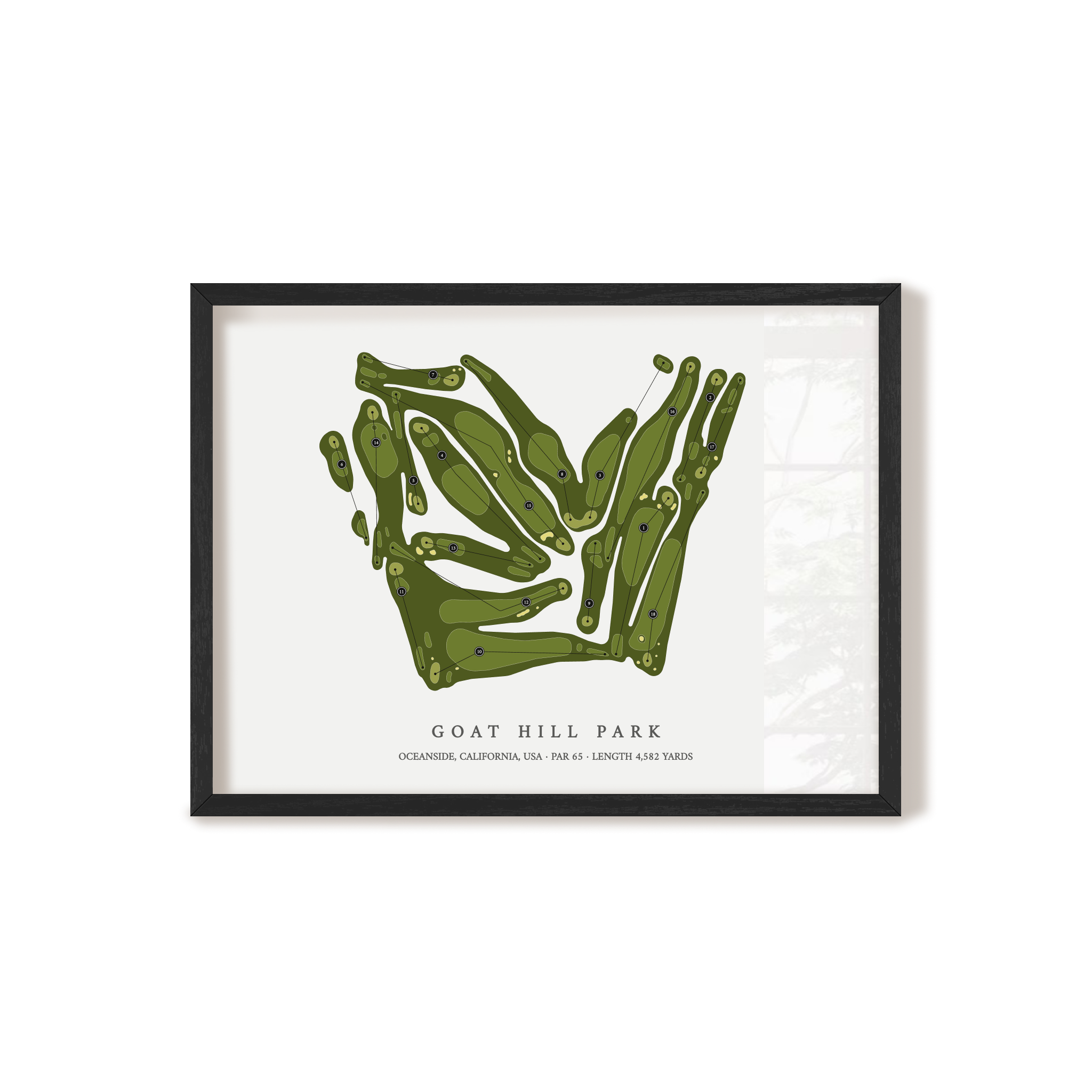 Goat Hill Park | Golf Course Map