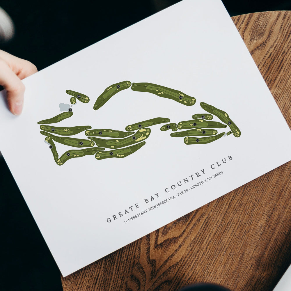 Greate Bay Country Club | Golf Course Map