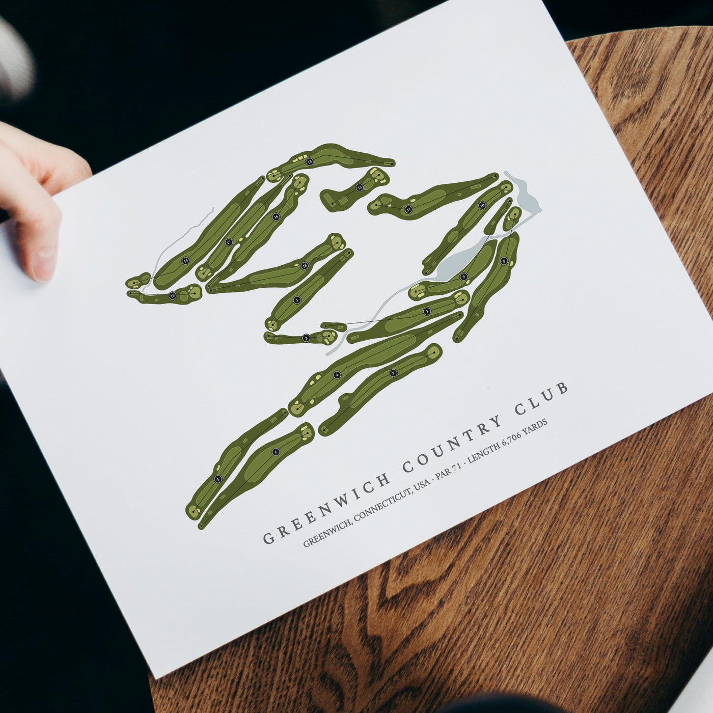 Greenwich Country Club | Golf Course Map