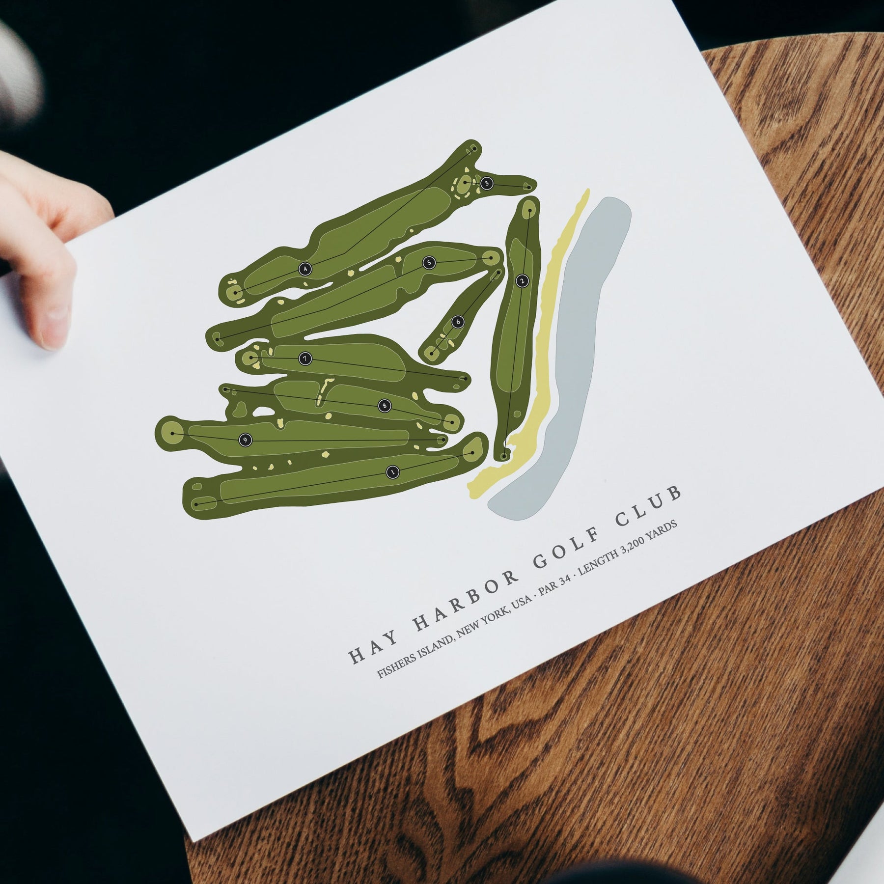 Hay Harbor Golf Club | Heritage Style Golf Course Print