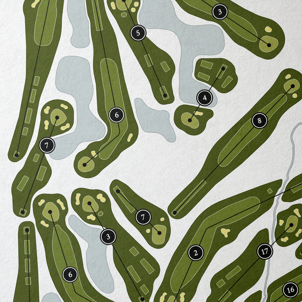 Hog Neck Golf Course | Golf Course Map