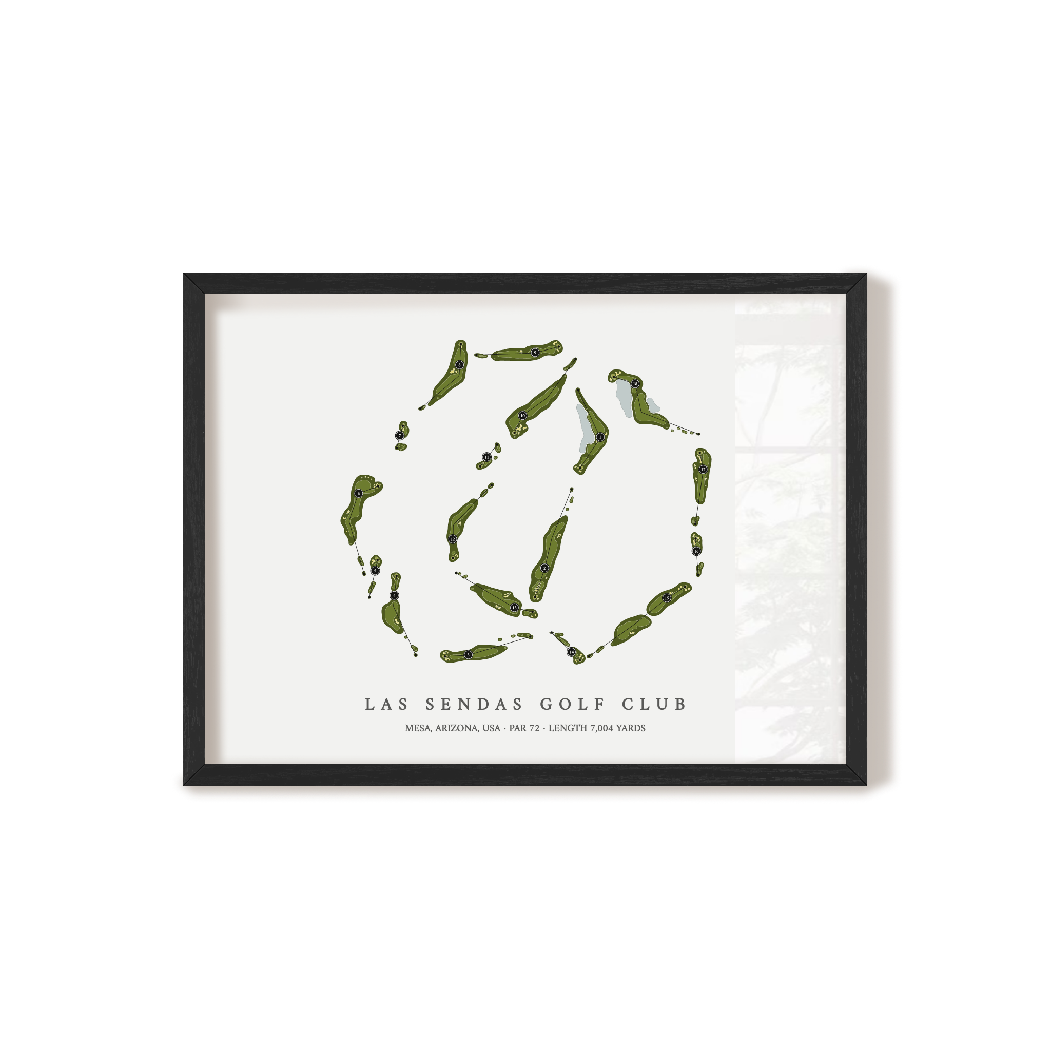 Las Sendas Golf Club | Golf Course Map