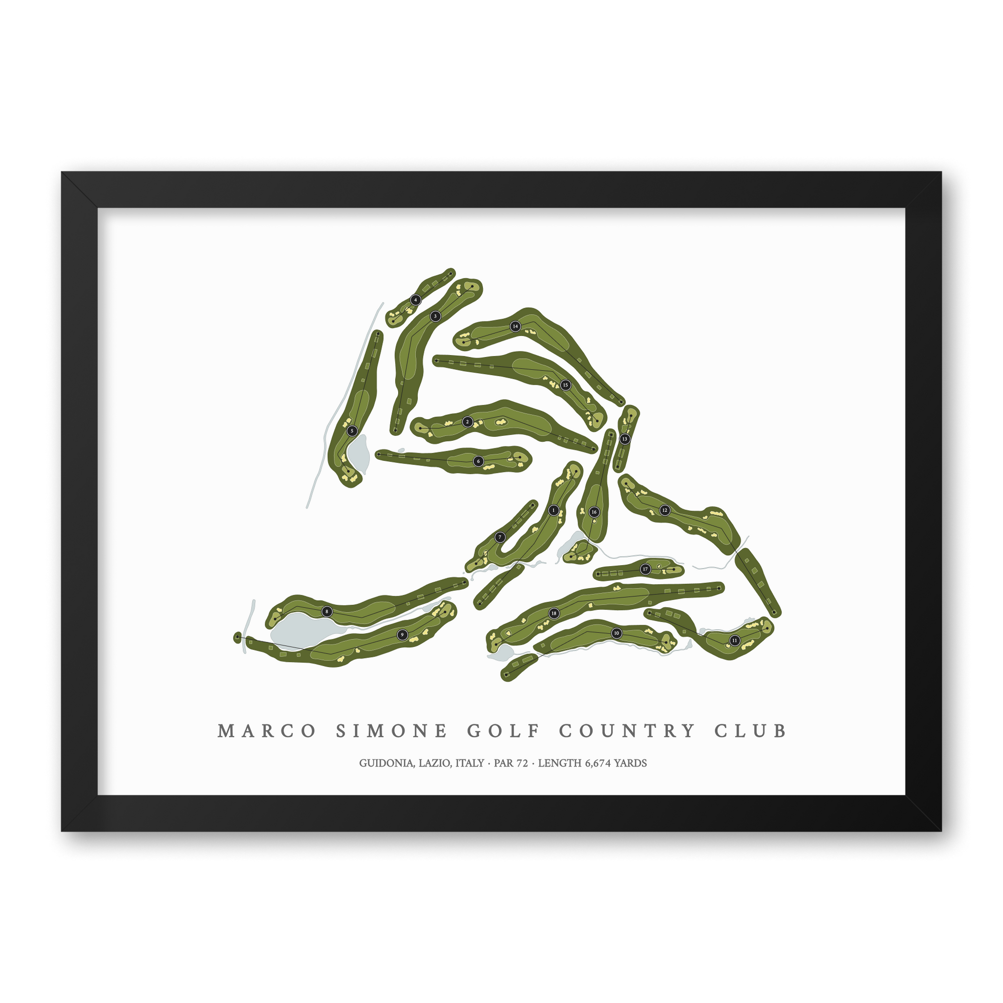 Marco Simone Golf & Country Club | Golf Course Map