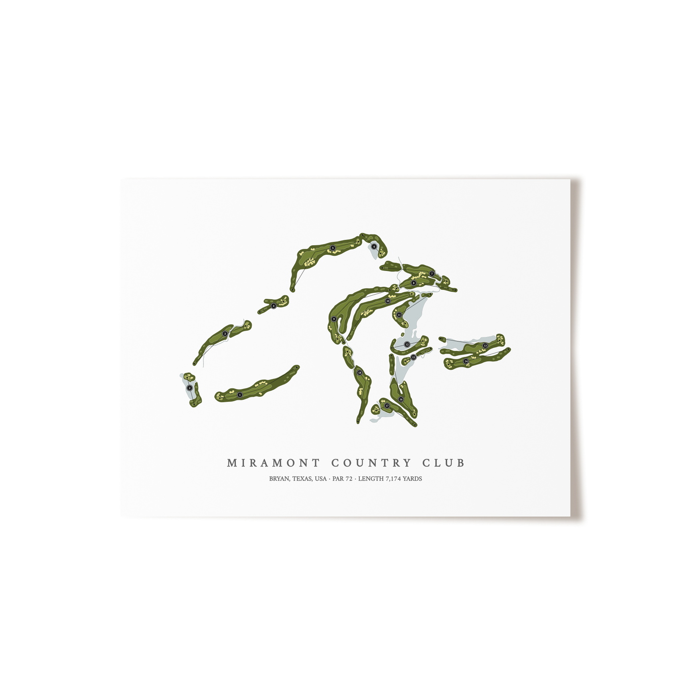 Miramont Country Club | Golf Course Map