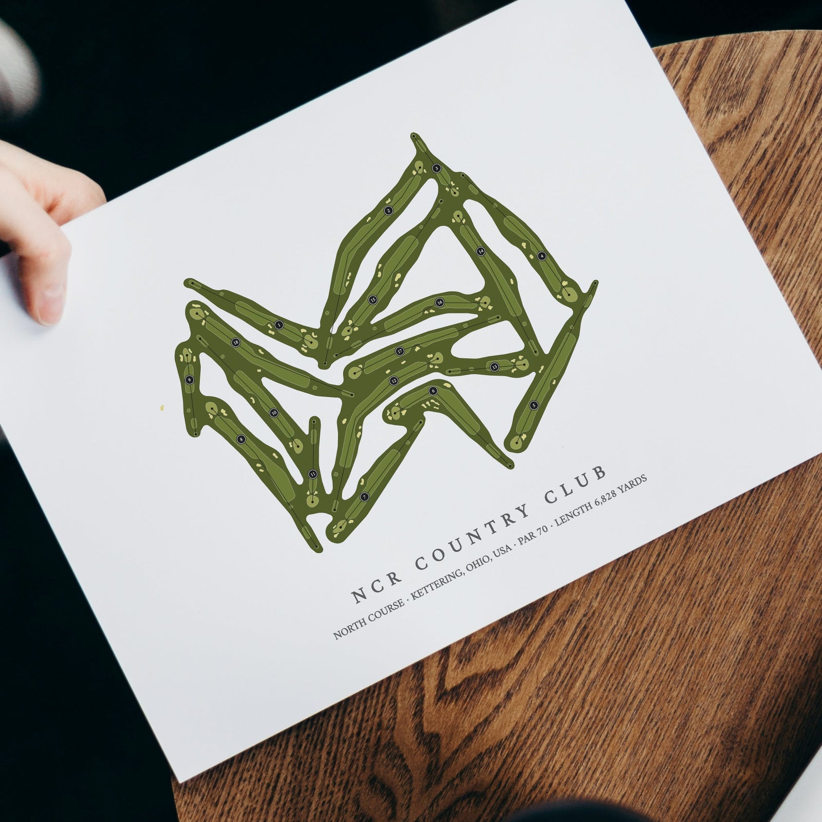 NCR Country Club - North Course | Golf Course Map