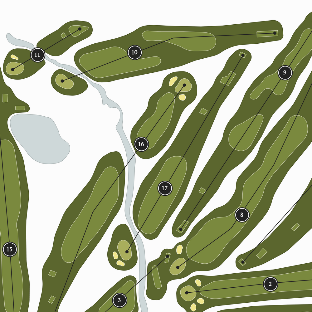 Niagara Frontier Country Club | Golf Course Map