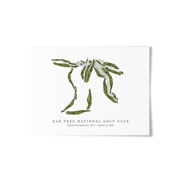 Oak Tree National Golf Club | Golf Course Map