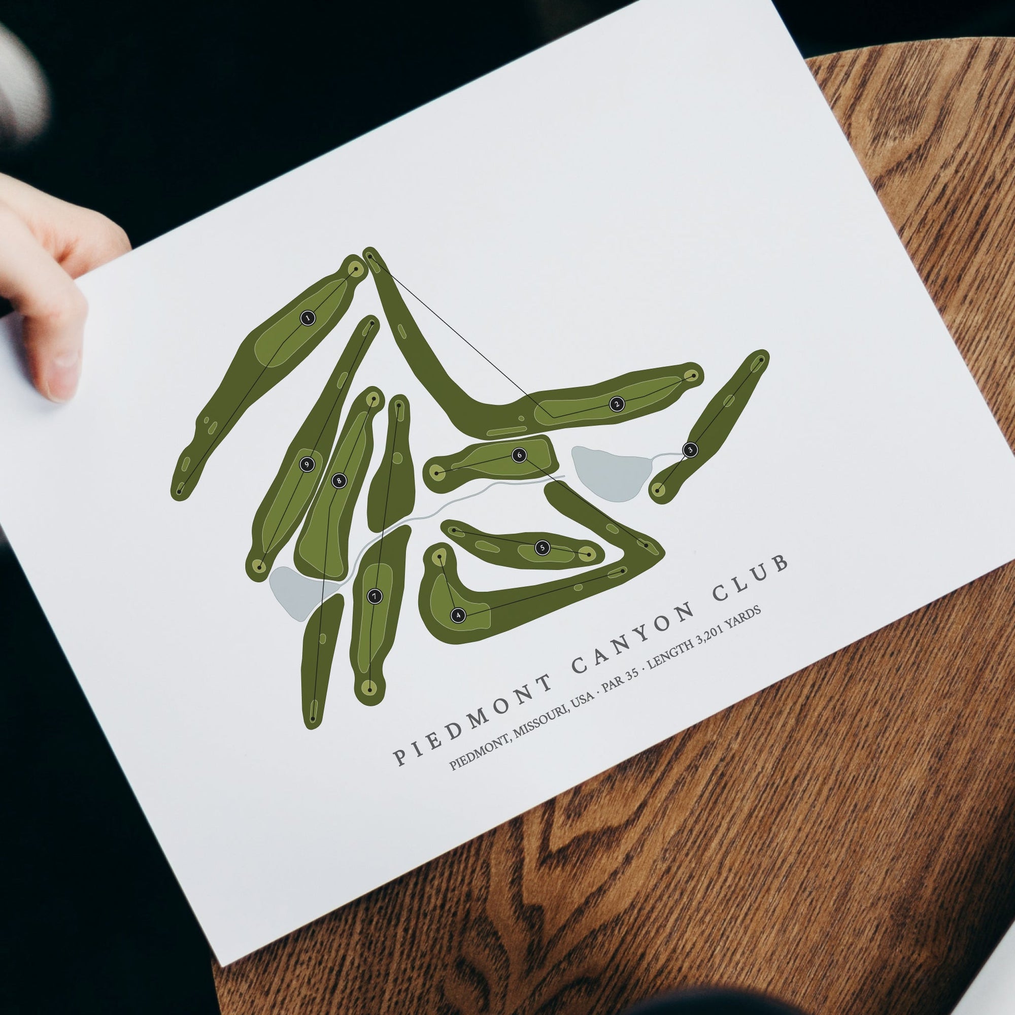 Piedmont Canyon Club | Golf Course Map