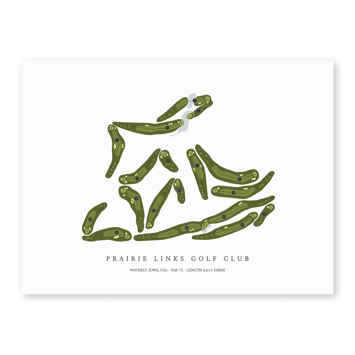 Prairie Links Golf Club | Golf Course Map