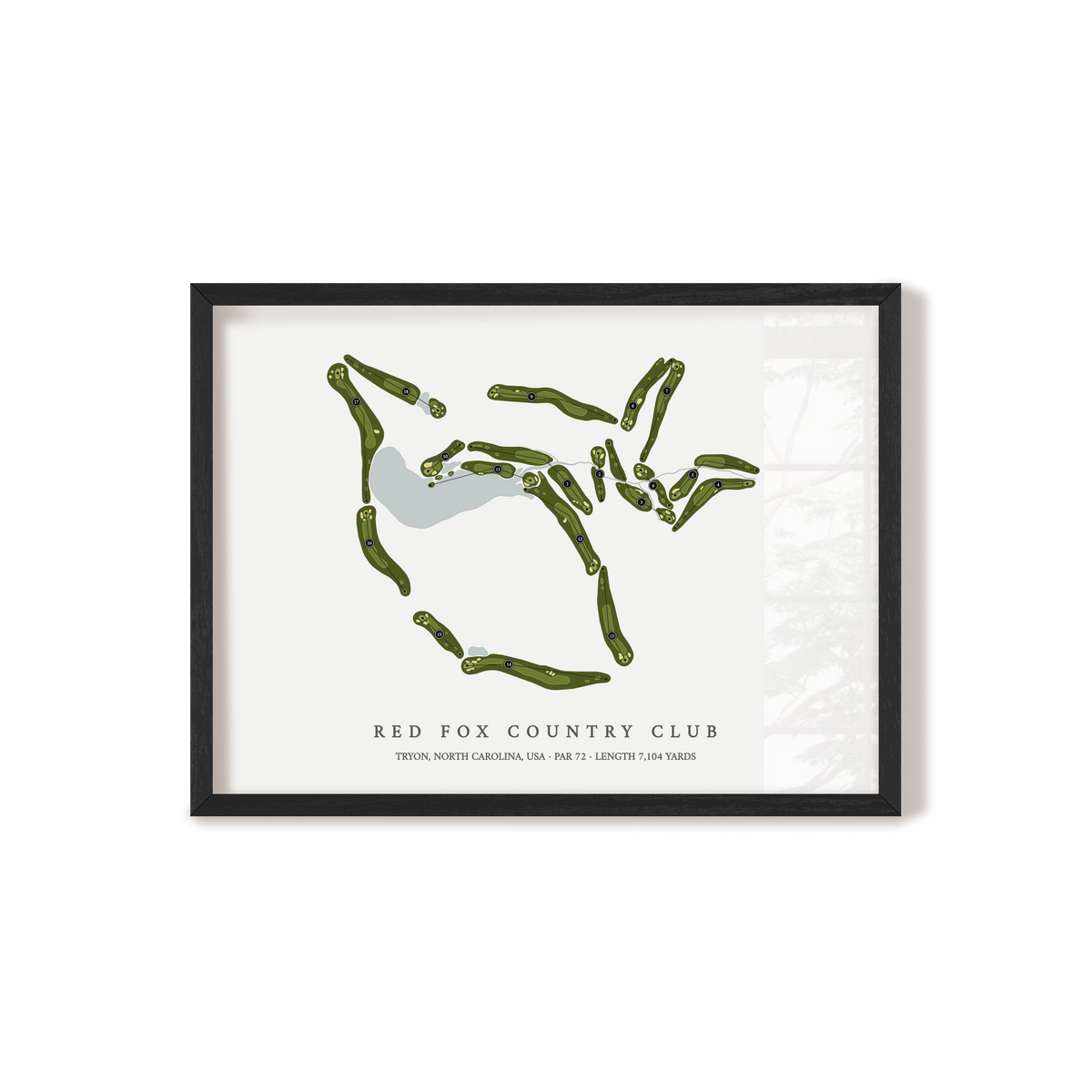 Red Fox Country Club | Golf Course Map