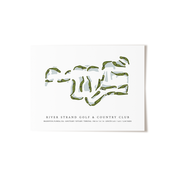 River Strand Golf and Country Club | Golf Course Map