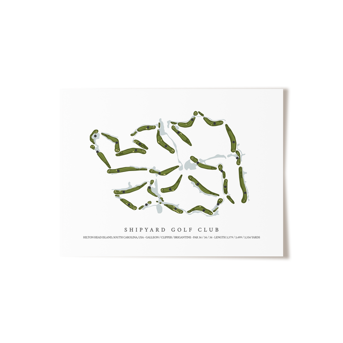 Shipyard Golf Club | Golf Course Map