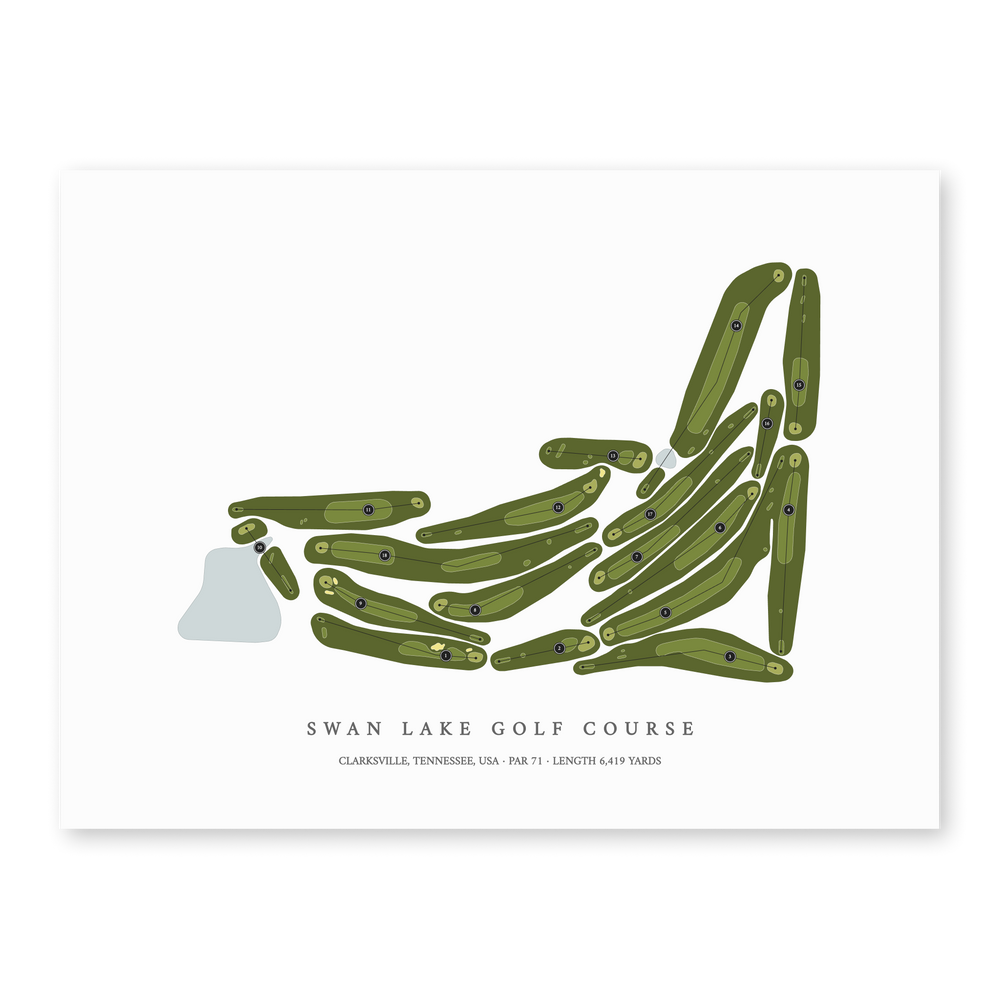 Swan Lake Golf Course | Golf Course Map