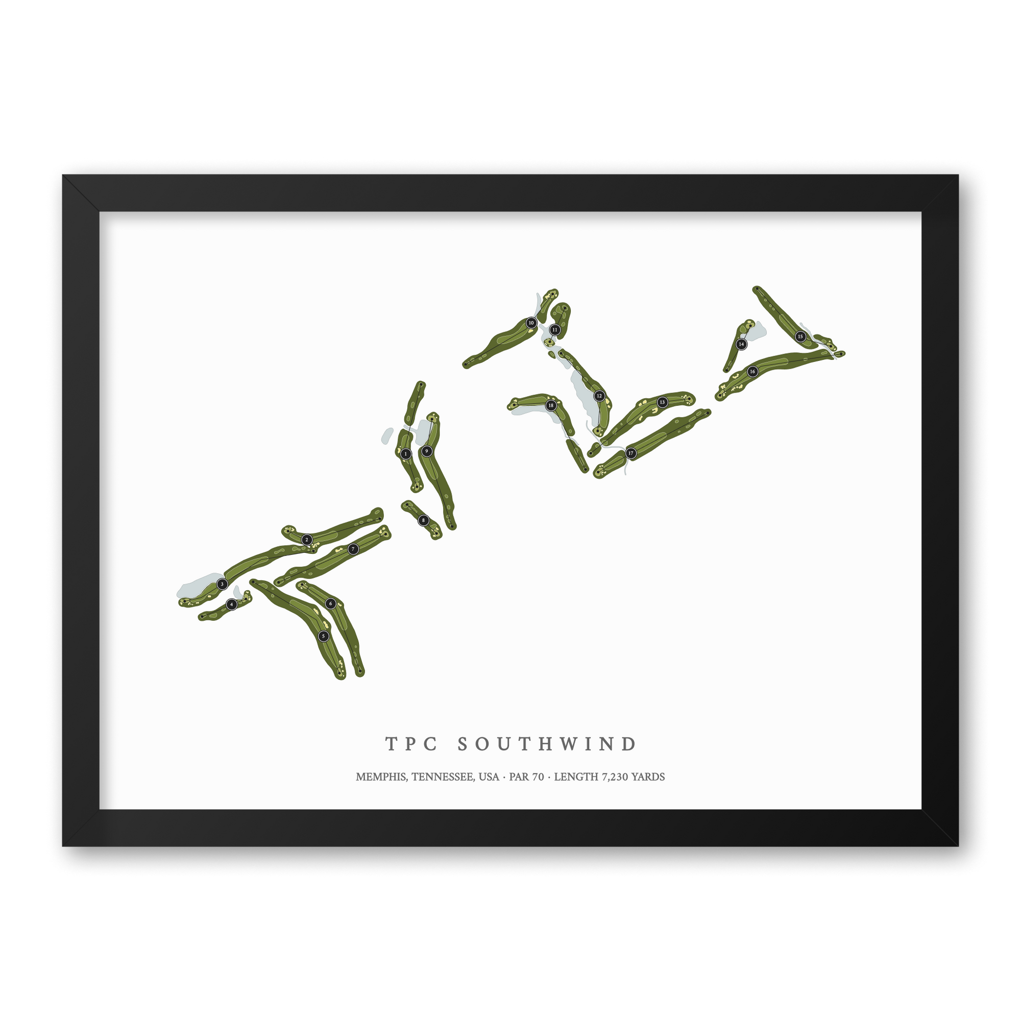 TPC Southwind | Golf Course Map