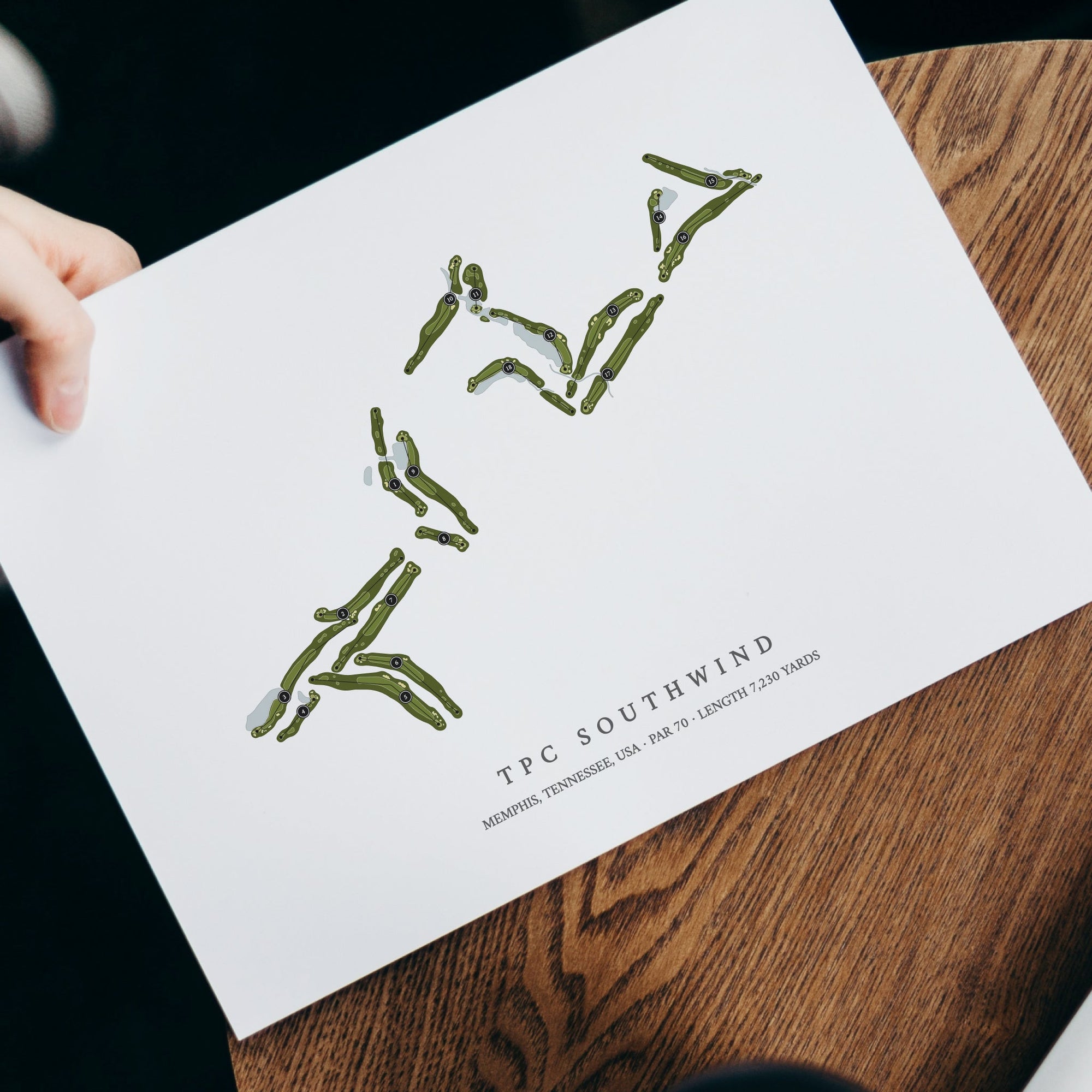 TPC Southwind | Golf Course Map