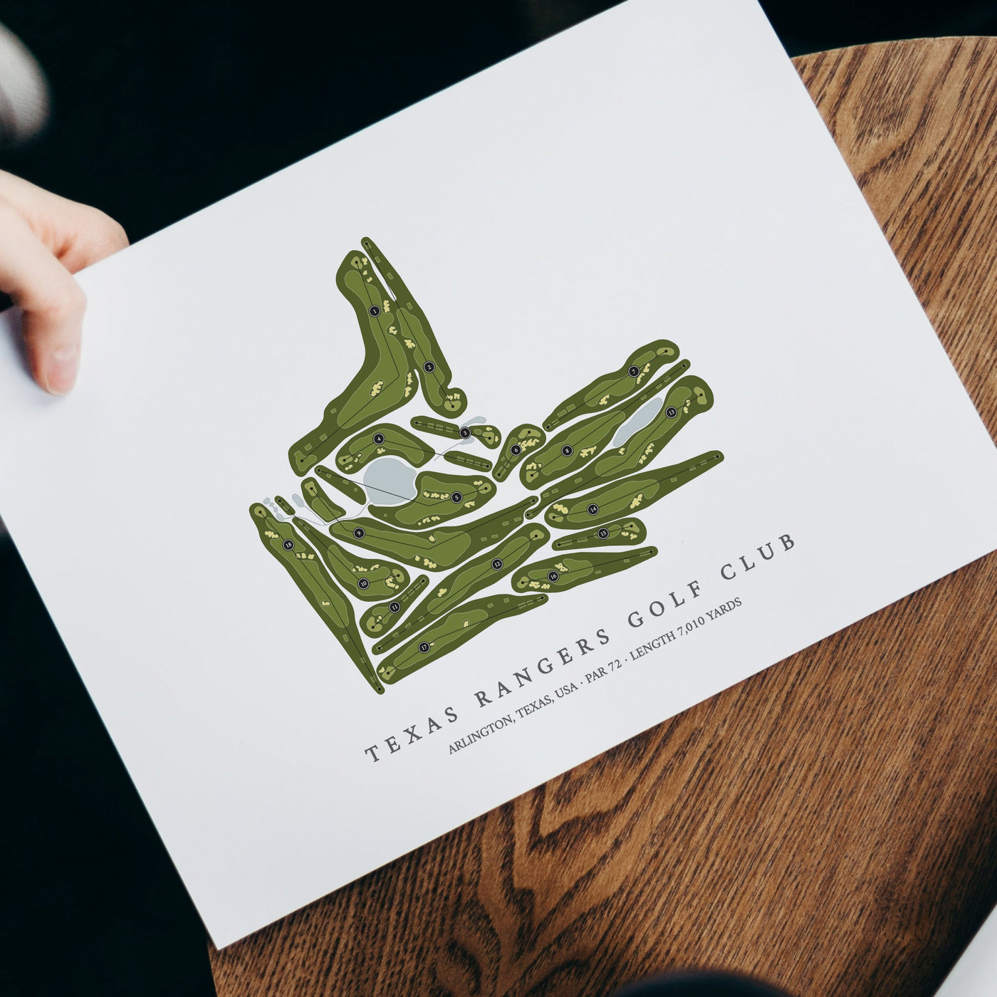 Texas Rangers Golf Club | Golf Course Map