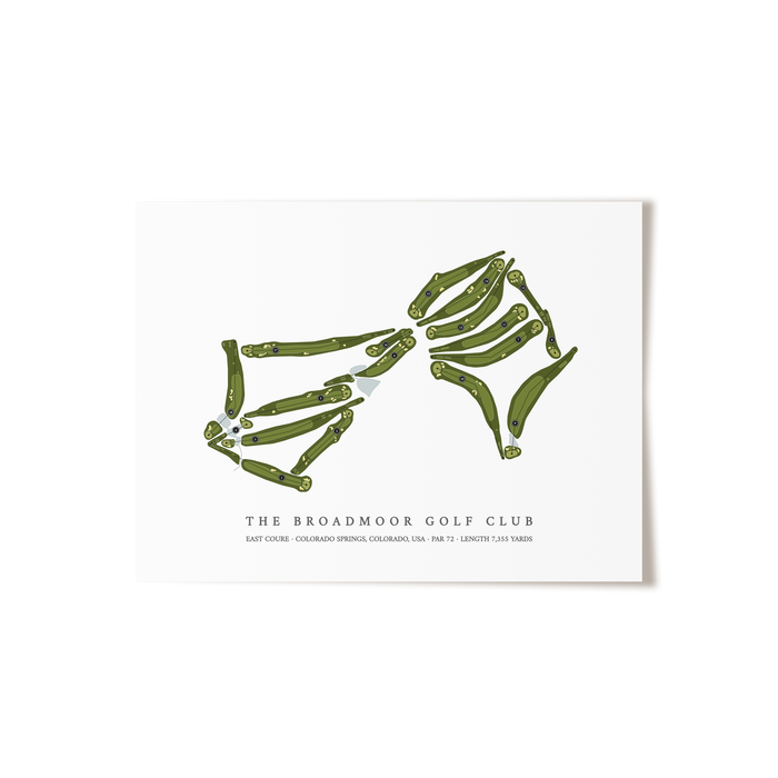 The Broadmoor Golf Club - East Course | Golf Course Map