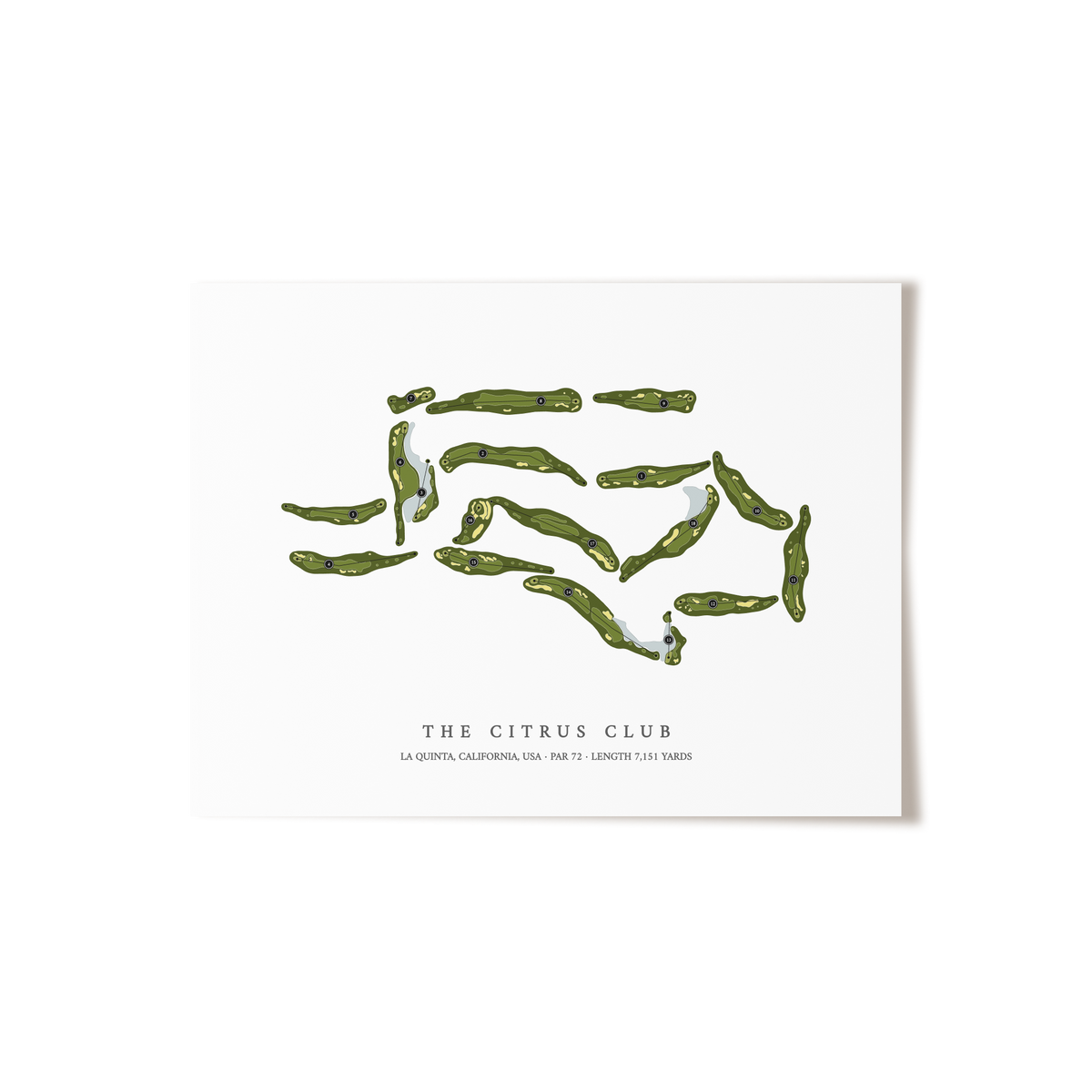 The Citrus Club | Golf Course Map