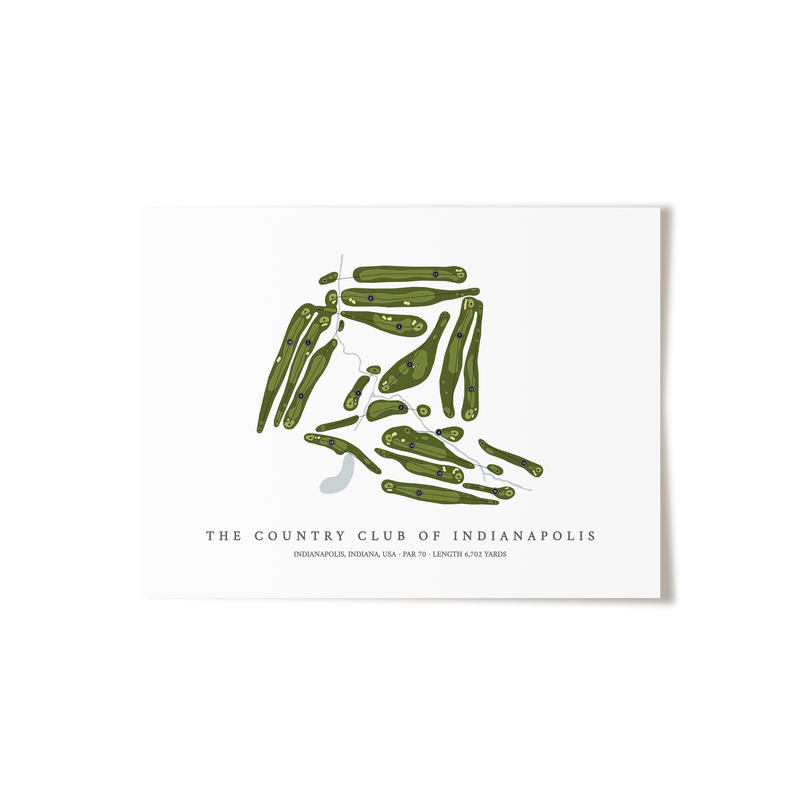 The Country Club of Indianapolis | Golf Course Map
