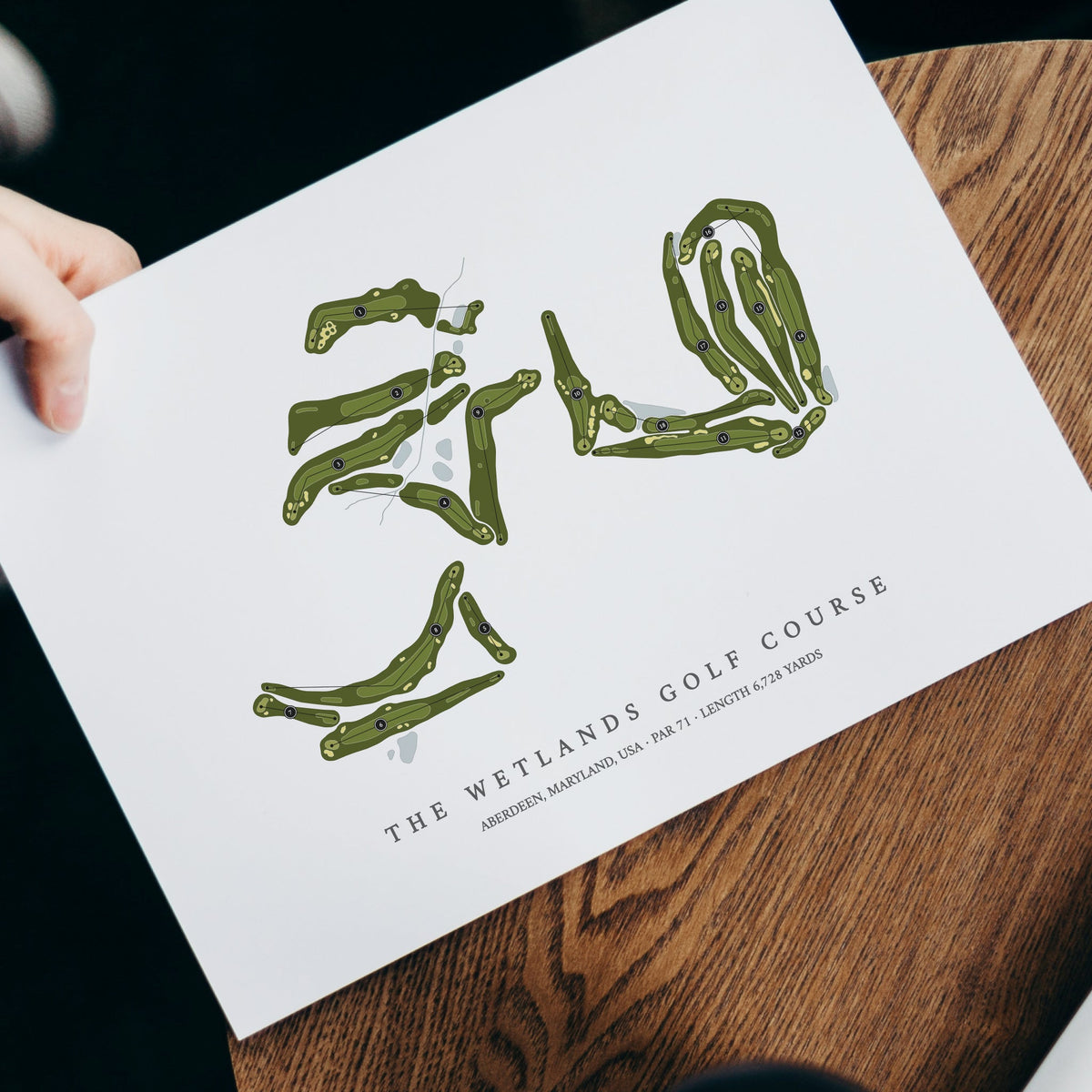 The Wetlands Golf Course | Golf Course Map