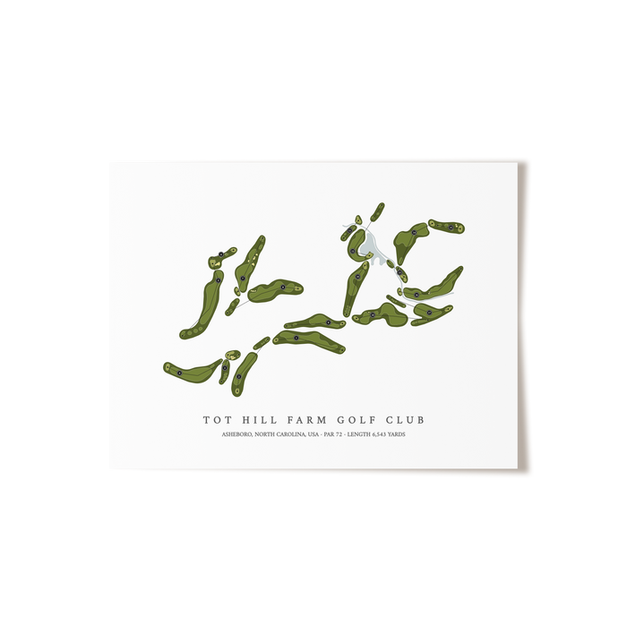 Tot Hill Farm Golf Club | Golf Course Map