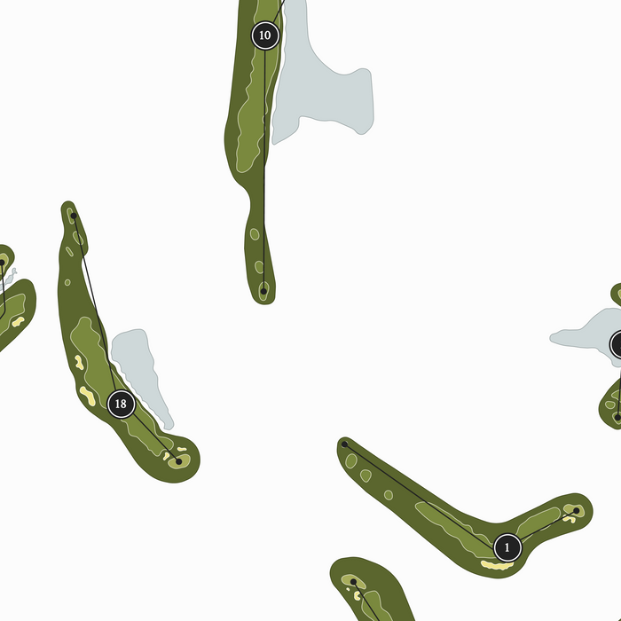 Triple Crown Country Club | Golf Course Map