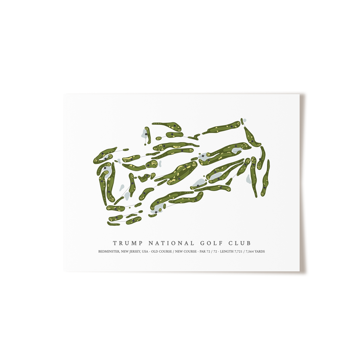 Trump National Golf Club - Bedminster | Golf Course Map