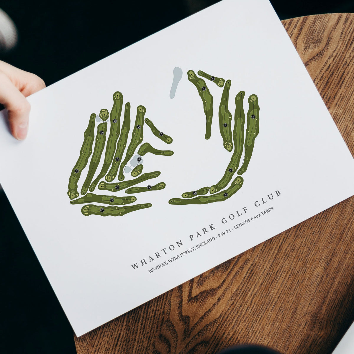 Wharton Park Golf Club | Golf Course Map