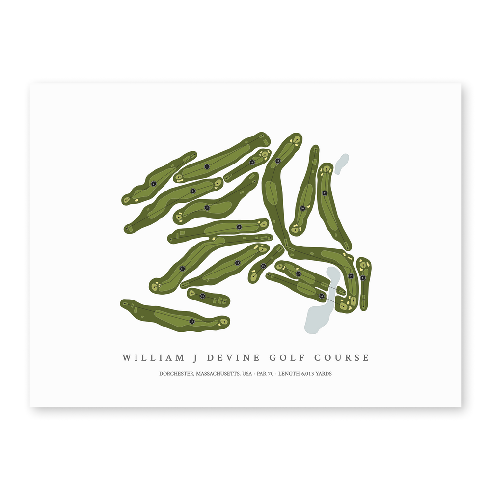 William J Devine Golf Course | Golf Course Map