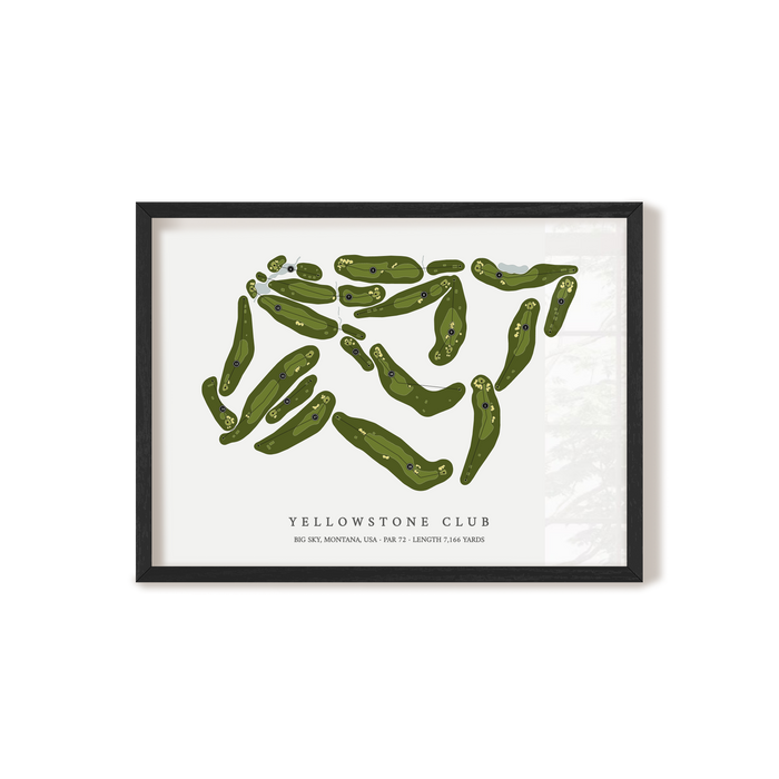 Yellowstone Club | Golf Course Map